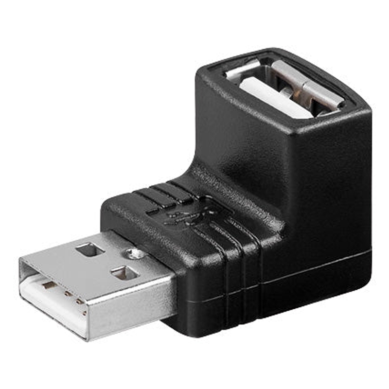 USB A-Han til USB A-Hun vinklet